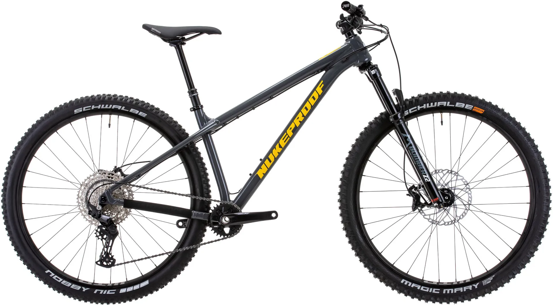 Nukeproof Scout 290 Comp Alloy Mountain Bike in Bullet Grey