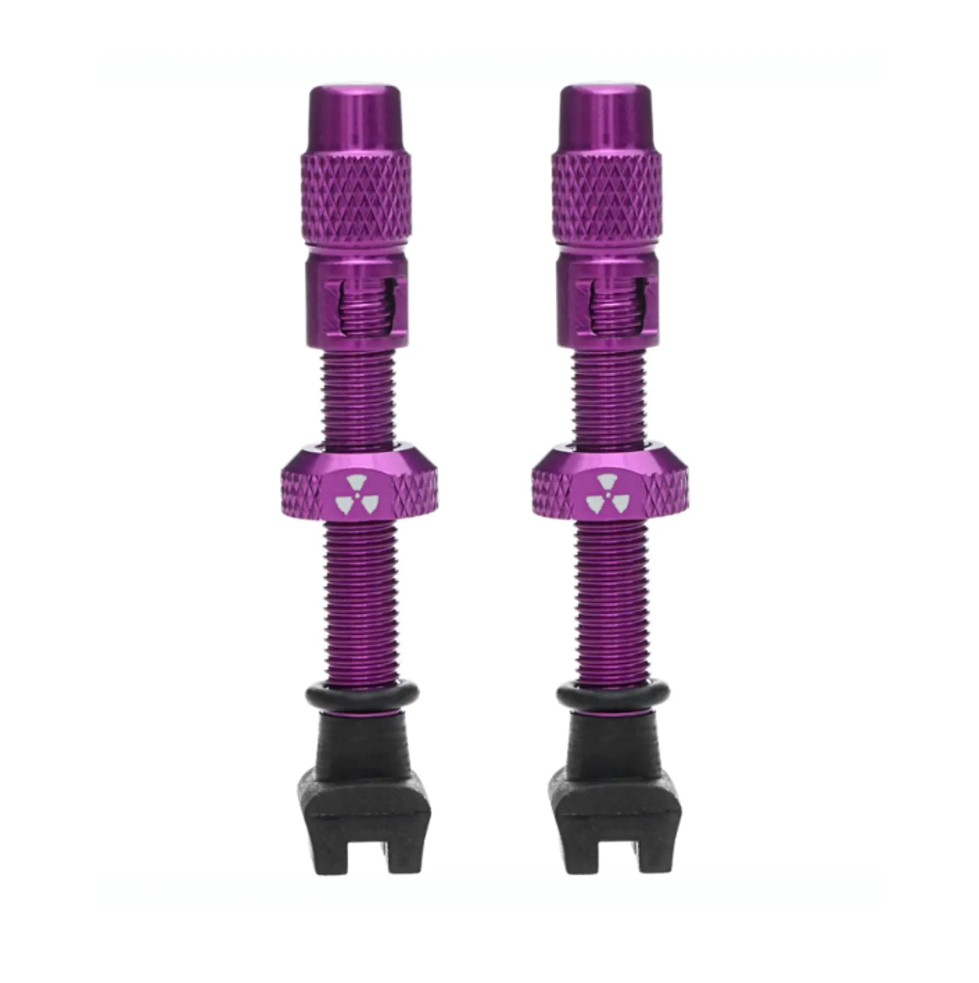 Nukeproof Universal Presta 45mm Tubeless Valve Pair in Purple