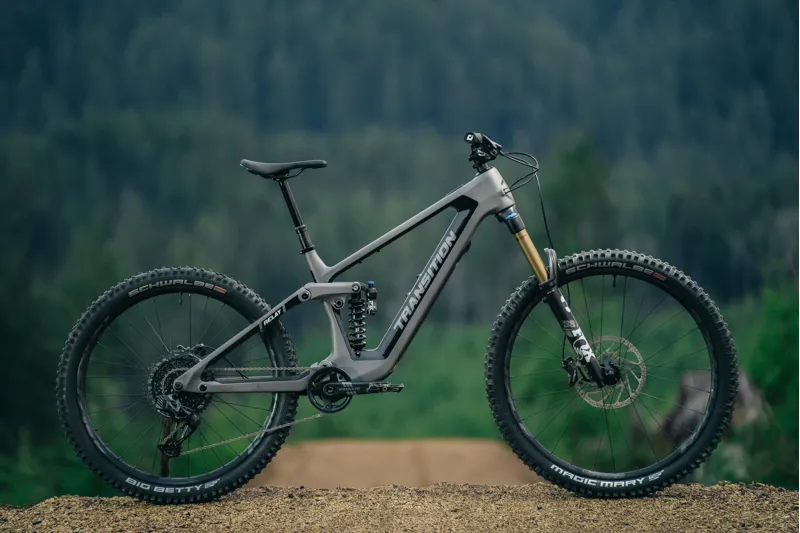 Transition Relay Alloy NX Electric Mountain Bike in Oxide Grey
